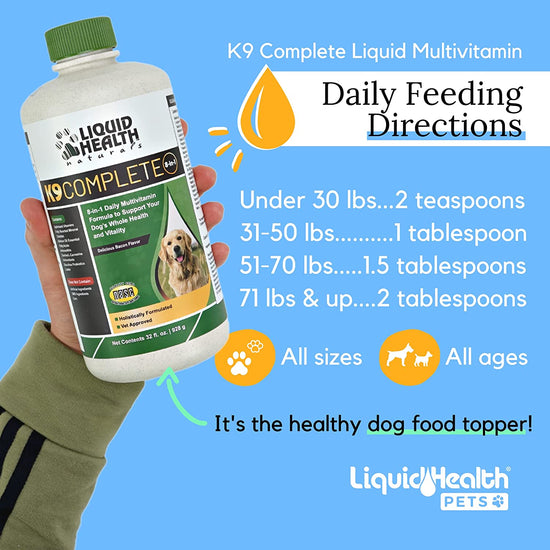K9 Complete 8-in-1 Multivitamin For Dogs – Liquid Health Pets